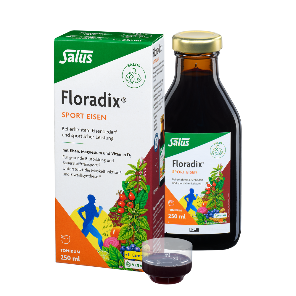 Floradix® Iron Sport, Liquid mineral and vitamin formula - Salus Haus